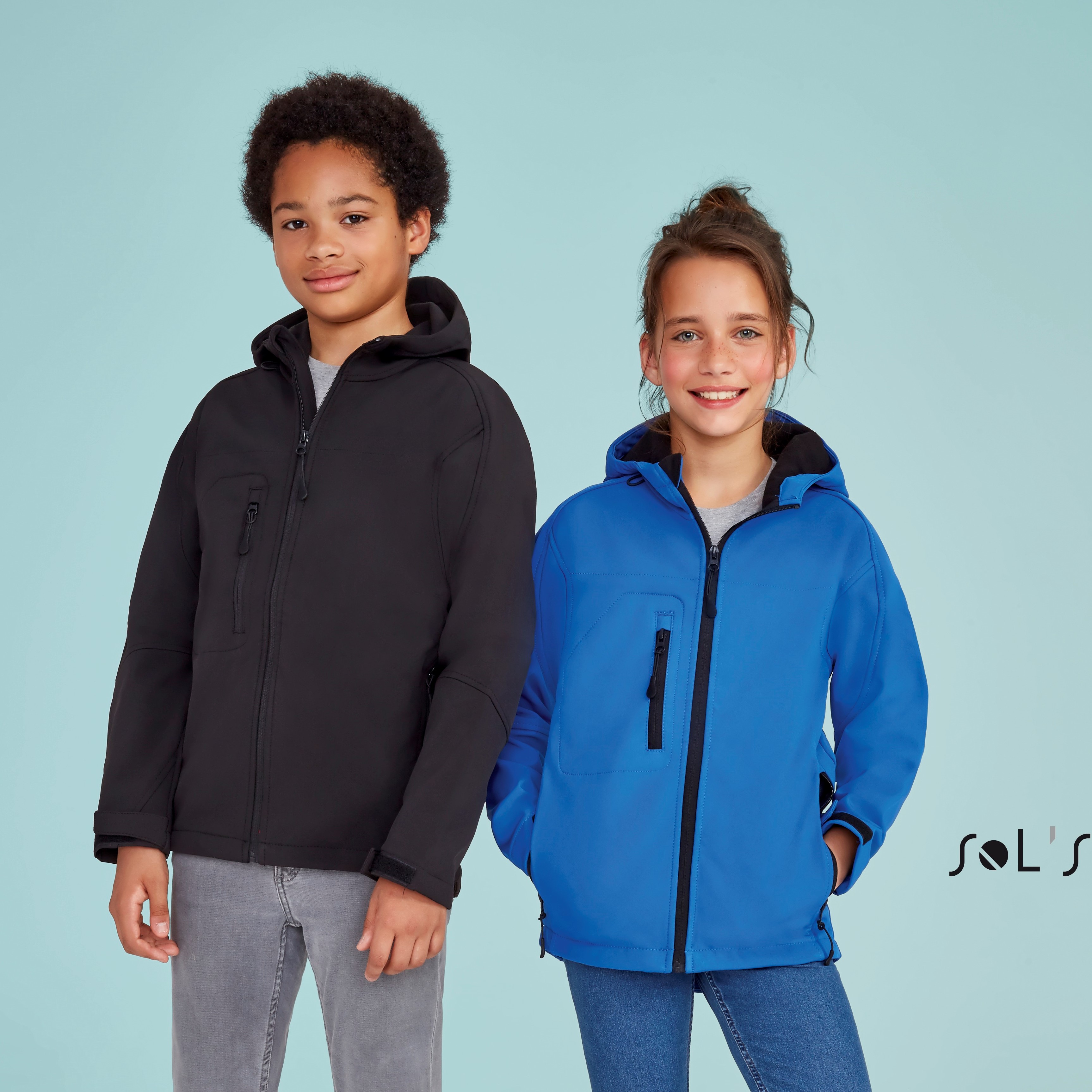 Bērnu softshell jaka REPLAY • Ideju druka