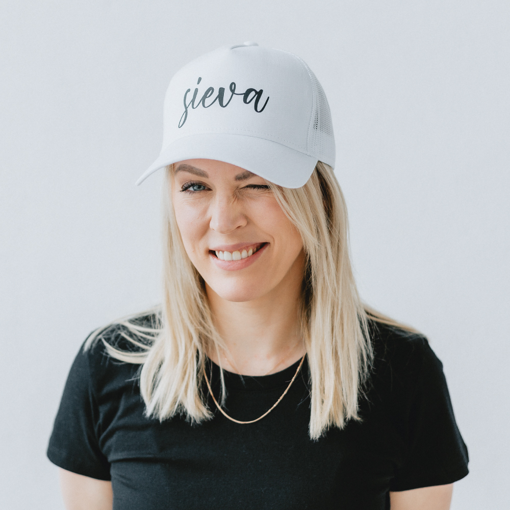 Cepure ar sietiņu "Sieva" • Ideju druka